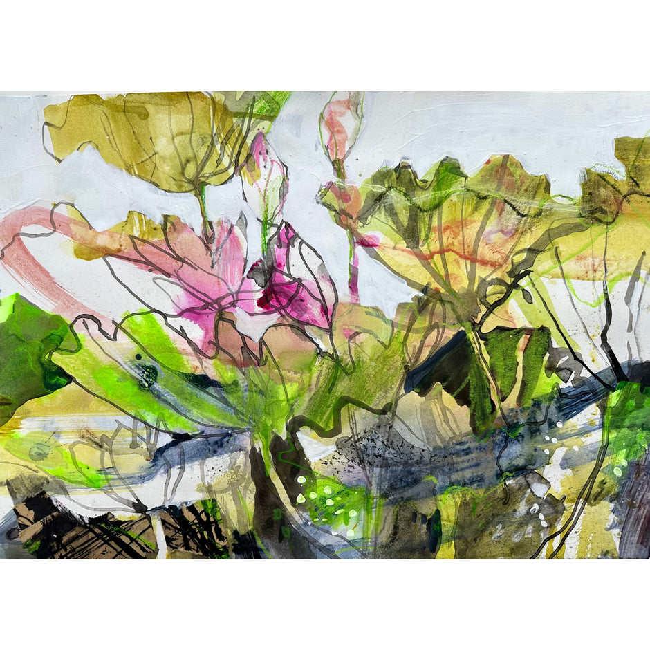 Debbie Mackinnon - Works On Paper - Floral Paintings