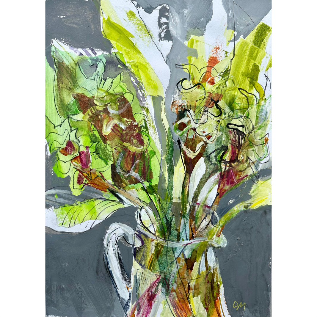 Debbie Mackinnon - Works On Paper - Floral Paintings