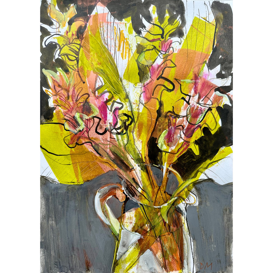 Debbie Mackinnon - Works On Paper - Floral Paintings